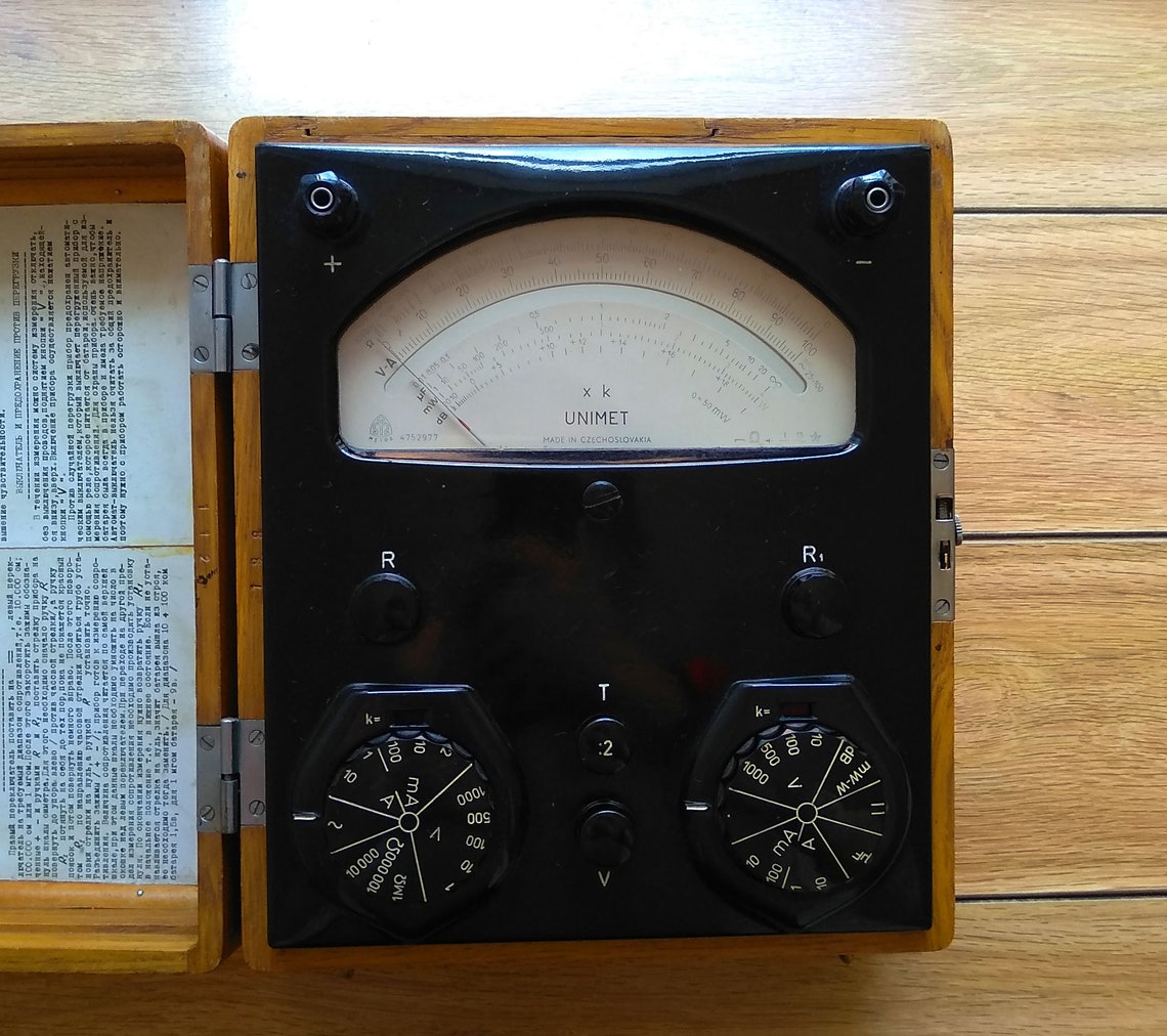 Voltmeter vintage 60s vintage ammeter volt meter electrical | Etsy