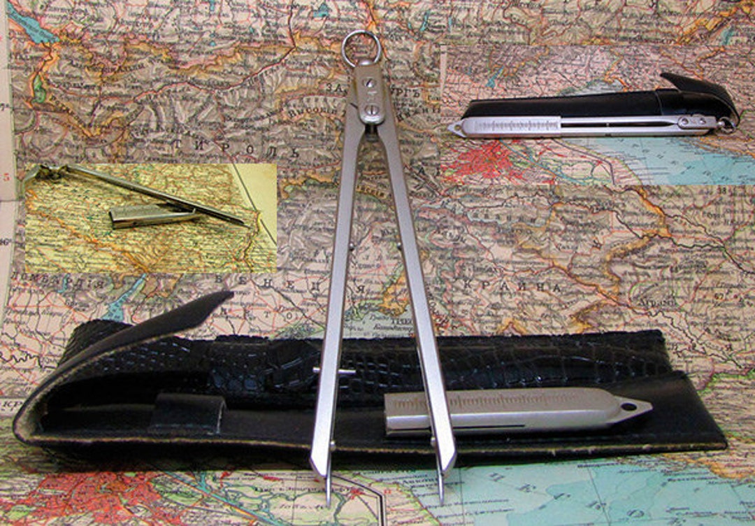 Soviet Russian Mariner's Navigational Instrument Vintage Mapping ...