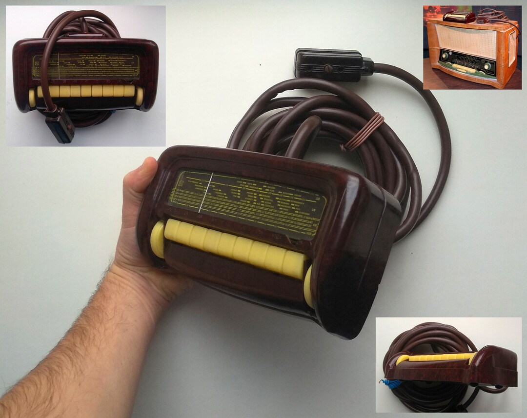 Soviet Vintage 50s Bakelite Remote Control Radio Gramophone 'festivals ...