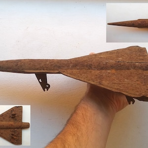 Soviet Aircraft Vintage 70s Rusty Heavy Airplane 42x24 Child - Etsy