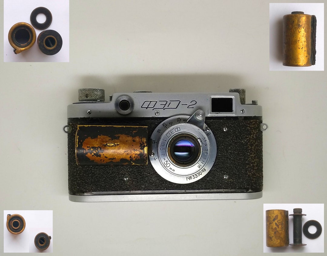 Russian Spool Cassette Vintage Brass Original for 35mm RF Cameras. Film ...