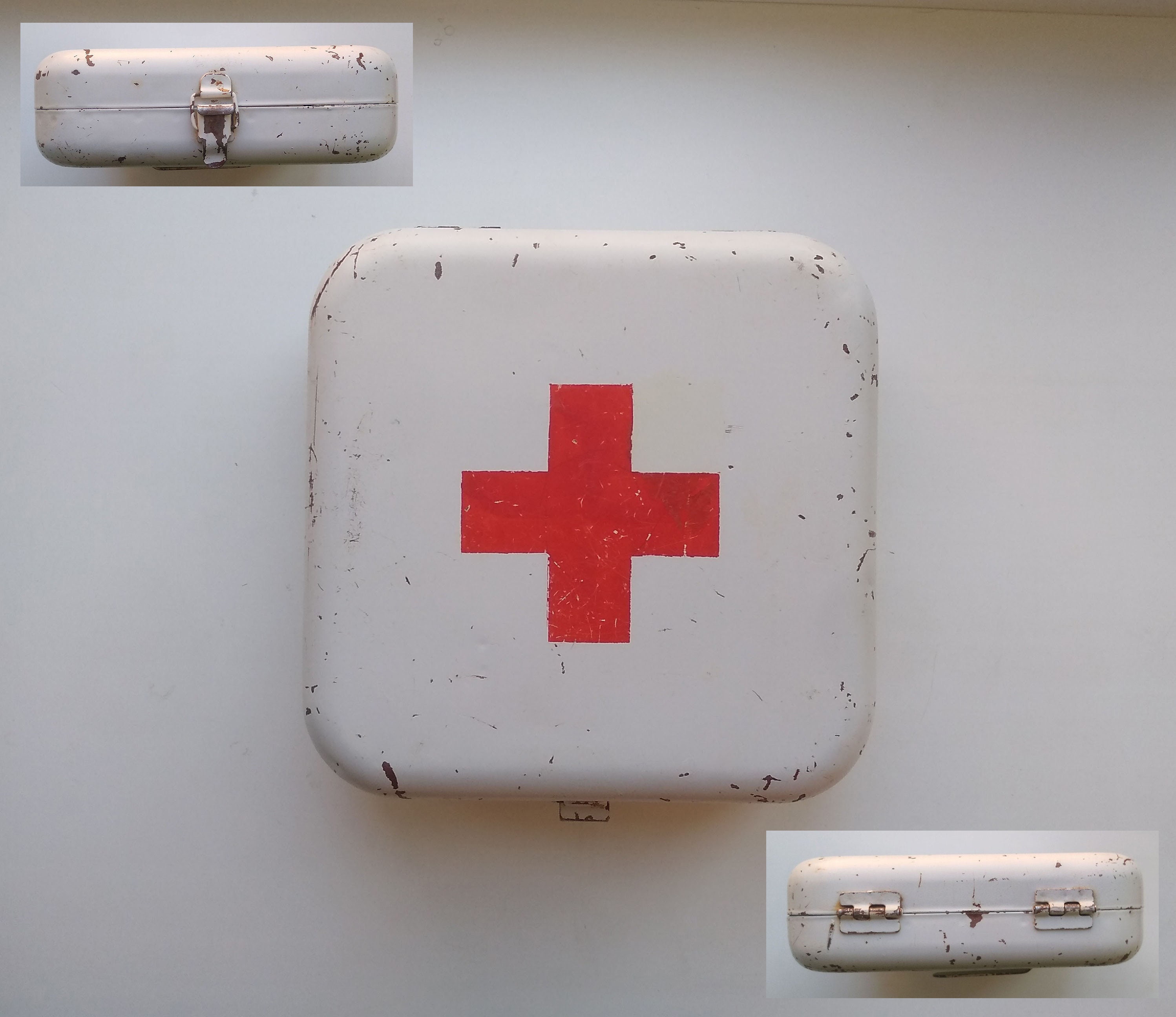 Soviet Military Vintage 70s Metal First Aid Kit With Lock Red - Etsy