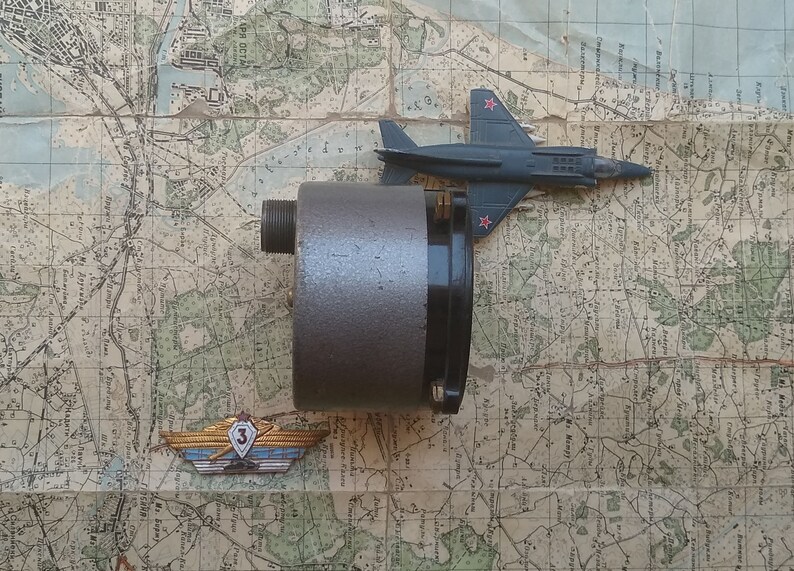 Soviet Military Vintage 70s Mig Aircraft Board Electric Fuel Indicator ...