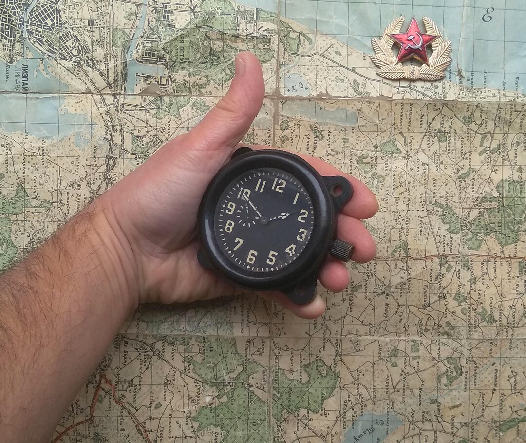 Soviet Military Board Clock I-16 'turtle' for the Russian Air Force ...