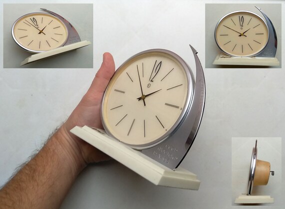 Soviet clock Molnija Vostok Gagarin vintage 1961 mech… - Gem