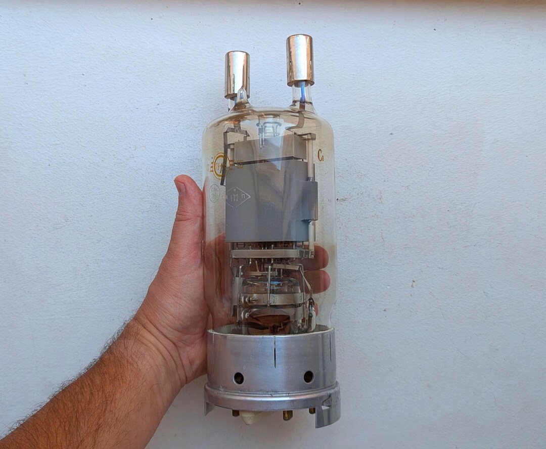 Soviet Military Vintage 50s High Power RF Tetrode GU-80 ГУ-80 ...
