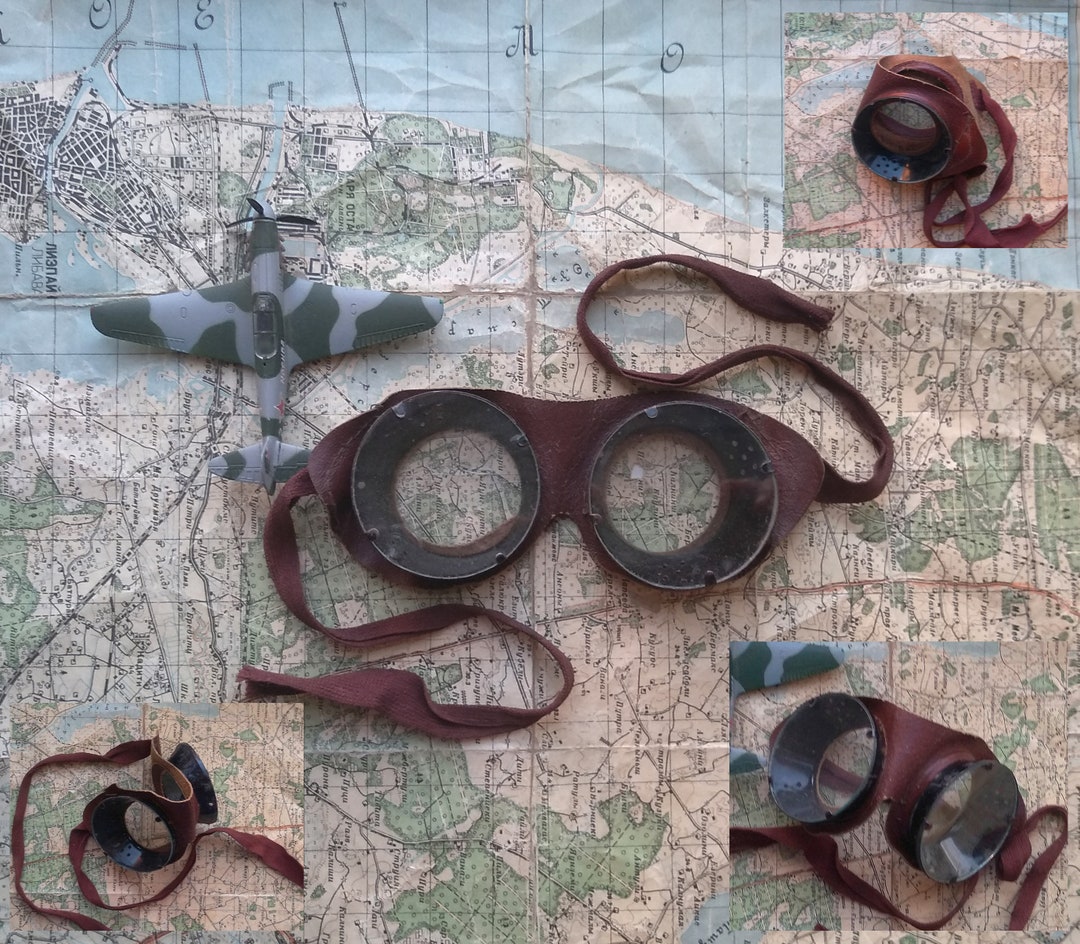 Soviet Military Vintage 60s Goggles With Ventilation, Protective ...