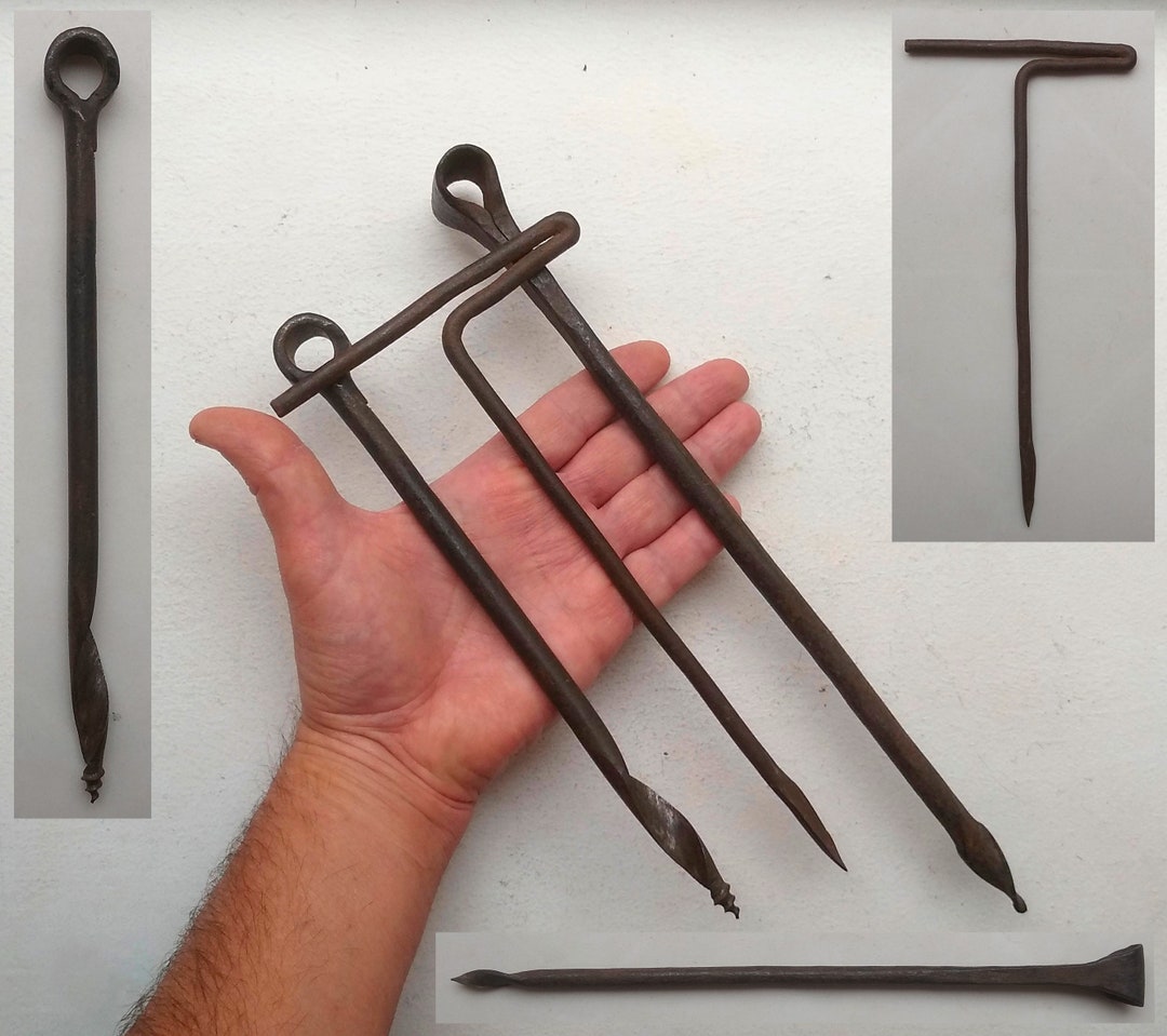 Soviet Russian Vintage 40s Hand Drills, Primitive Rust Tools, Lot of 3 ...
