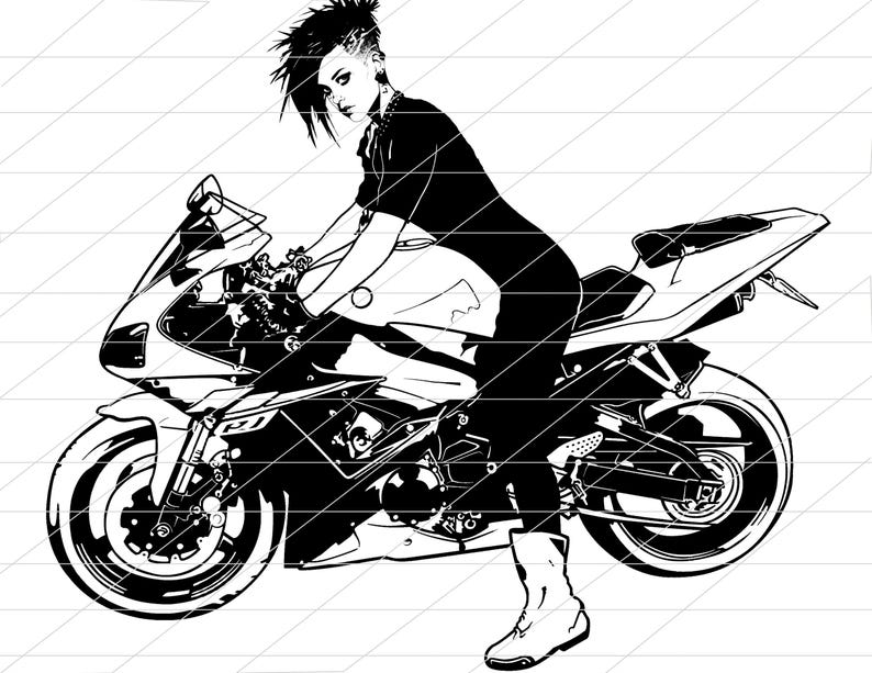 Motorcycles Bundle SVG, PNG Instant Digital Downloads,classic ...