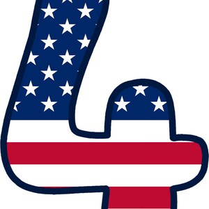 AMERICAN FLAG Alphabet and Numbers Png, Usa Alphabet Png, Usa Numbers ...