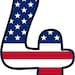 AMERICAN FLAG Alphabet and Numbers Png, Usa Alphabet Png, Usa Numbers ...