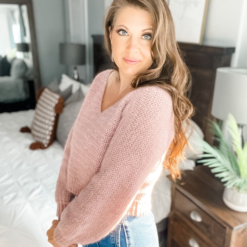 Fuzzy Sweater for Woman - Etsy