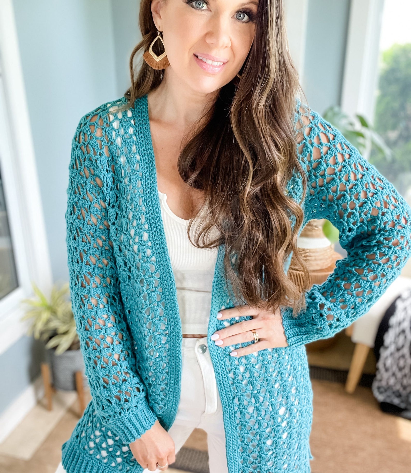 Crochet Pattern Cabot Trail Cardigan Crochet Lace Cardigan Etsy