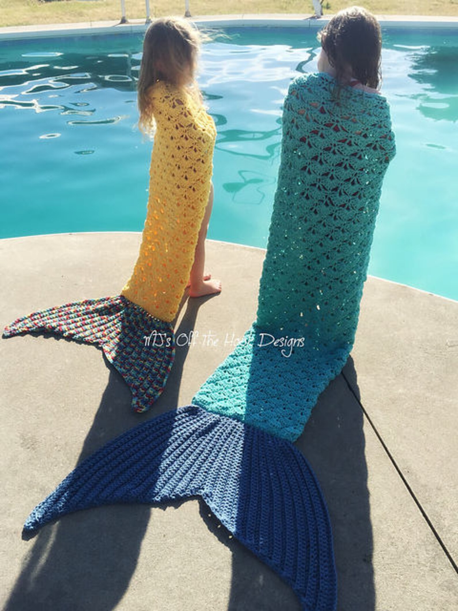 CROCHET PATTERN Mermaid Beach Towel Bag Mermaid Beach Bag | Etsy