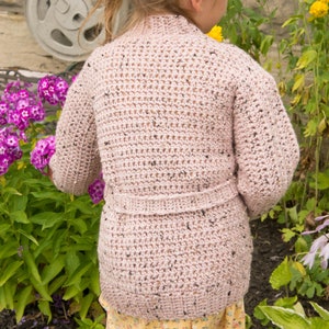 Cardigan Crochet Pattern / Mini Lakeside Cardigan Child Size Pattern - Etsy