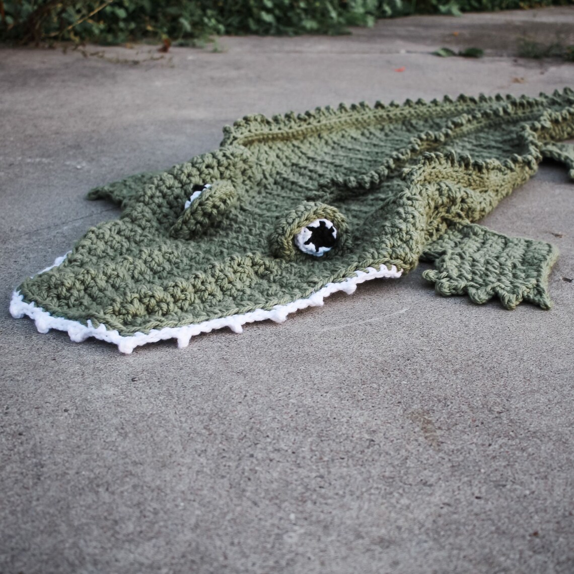 CROCHET PATTERN Alligator Blanket Alligator Costume Pattern | Etsy