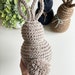 CROCHET PATTERN/ Rustic Farmhouse Bunny, Bunny Crochet Pattern, Easter ...