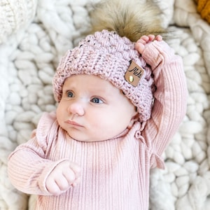 CROCHET PATTERN & VIDEO/ Pebble Puff Stitch Hat, Baby to Adult Sizes ...