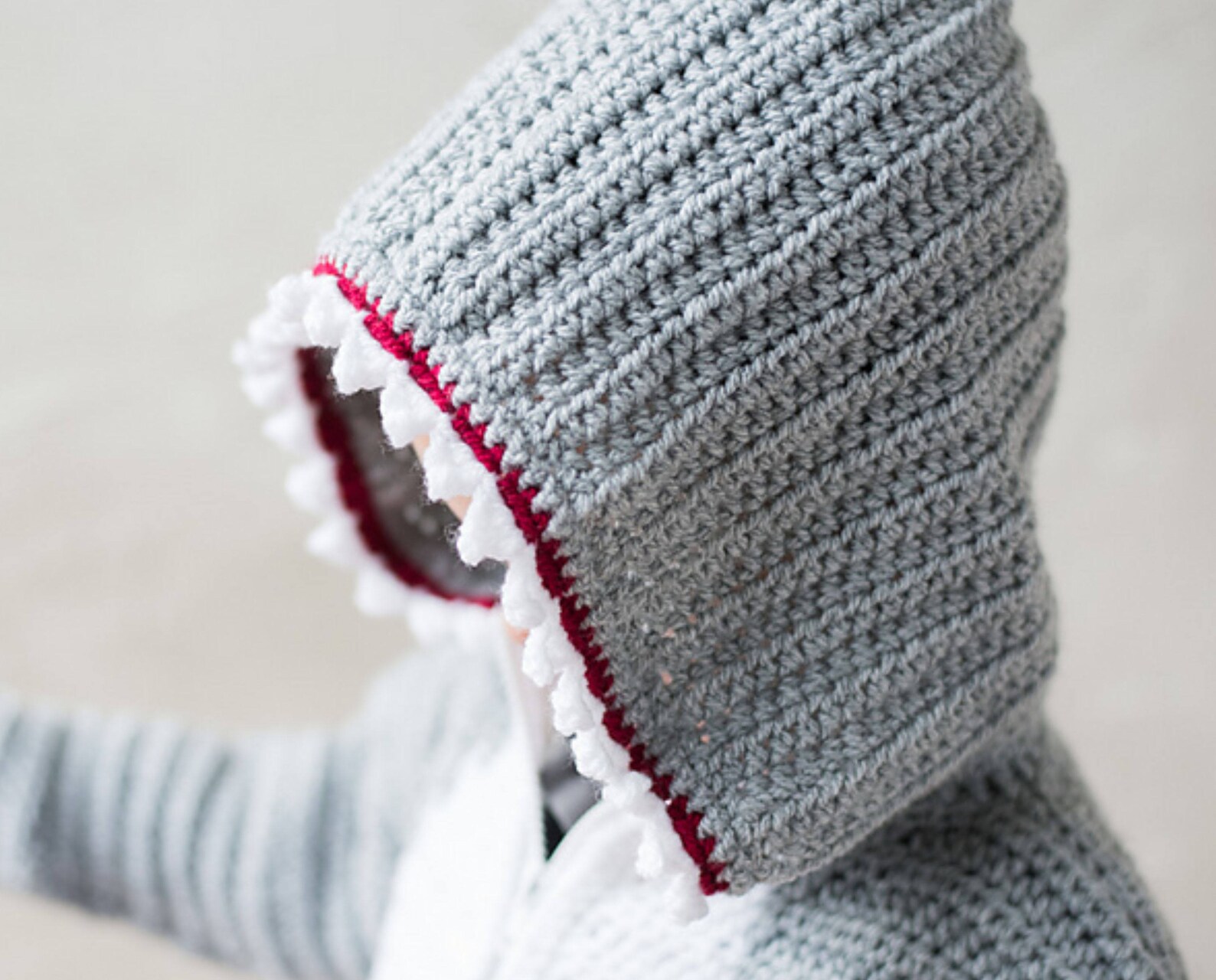 CROCHET PATTERN for Shark Hoodie and Crochet Socks - Shark Crochet ...
