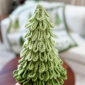 CROCHET PATTERN & VIDEO/ Ombre Loopy Trees, Crochet Tree Pattern ...