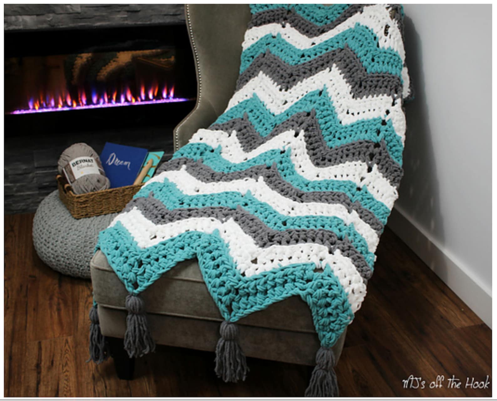 CROCHET PATTERN Bulky Chevron Throw Chevron Throw Pattern - Etsy