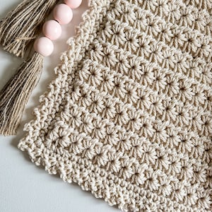 CROCHET PATTERN & VIDEO/ Chunky Star Stitch Crochet Blanket, Crochet ...