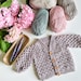 CROCHET PATTERN & VIDEO/ Mini Pop Cardigan Crochet Pattern / Easy Top ...