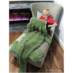 CROCHET PATTERN Alligator Blanket Alligator Costume Pattern | Etsy