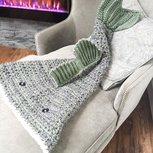 CROCHET PATTERN Large Mouth Bass Blanket - Crochet Pattern for Bass ...