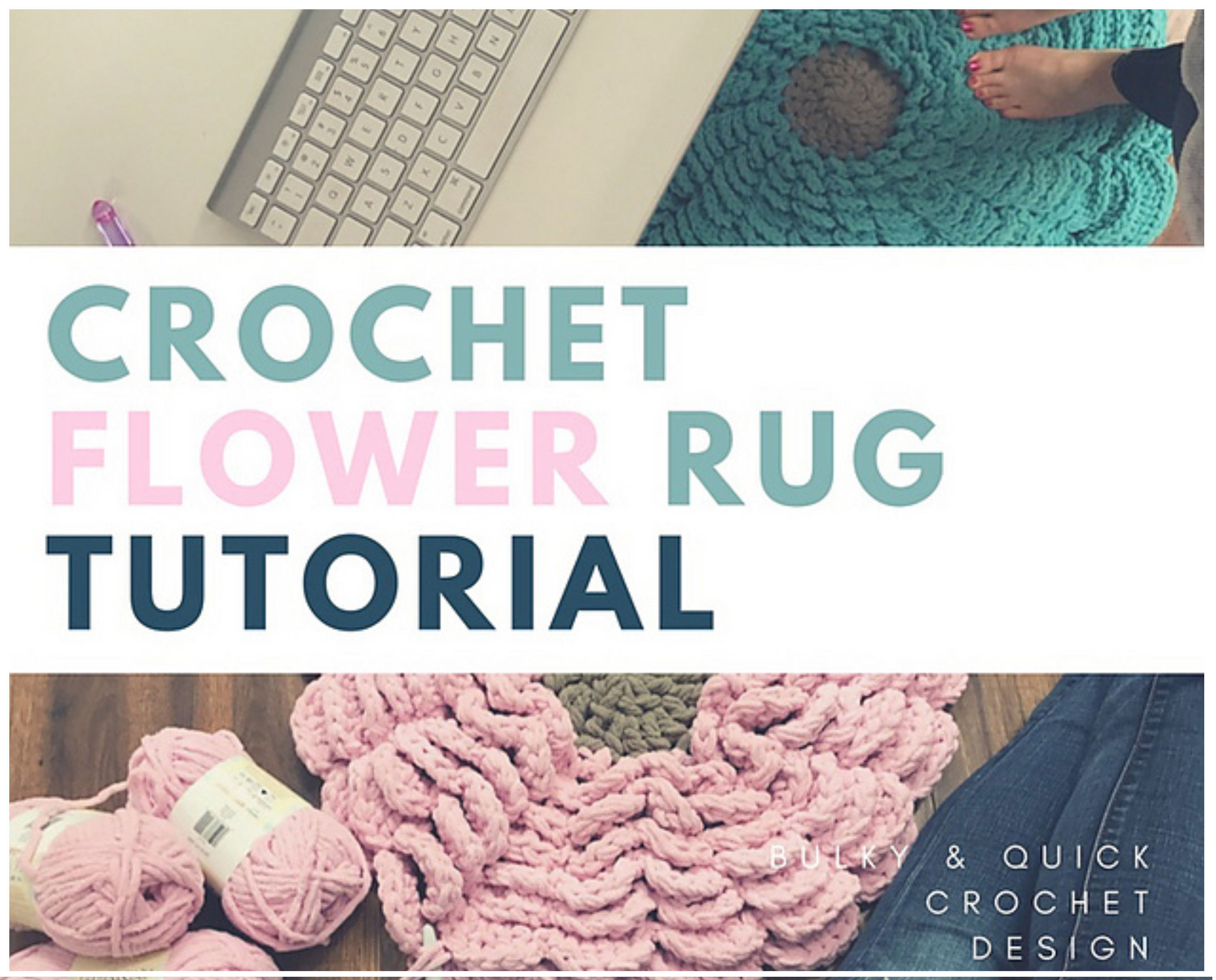 CROCHET PATTERN Flower Rug Crochet Pattern for Flower Rug - Etsy