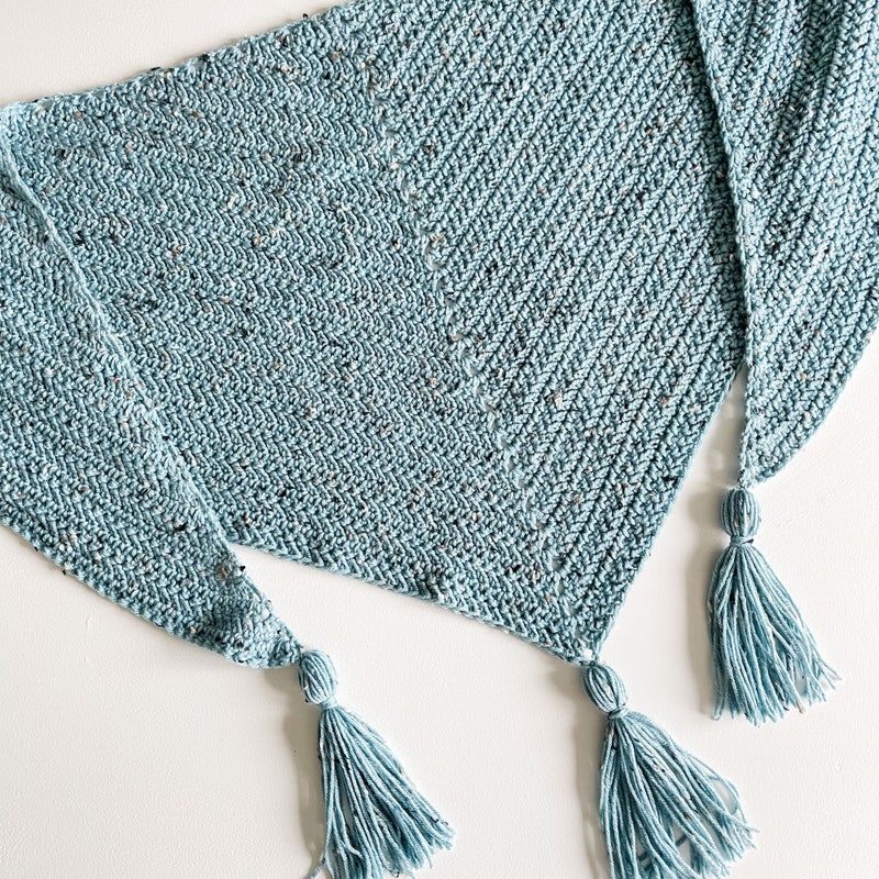 Herringbone Shawl Crochet - Etsy