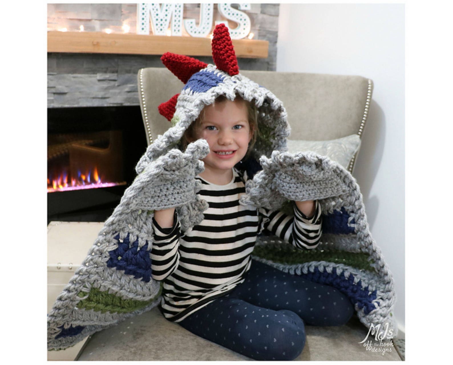 CROCHET PATTERN Dinosaur Blanket Dino Blanket Pattern - Etsy UK