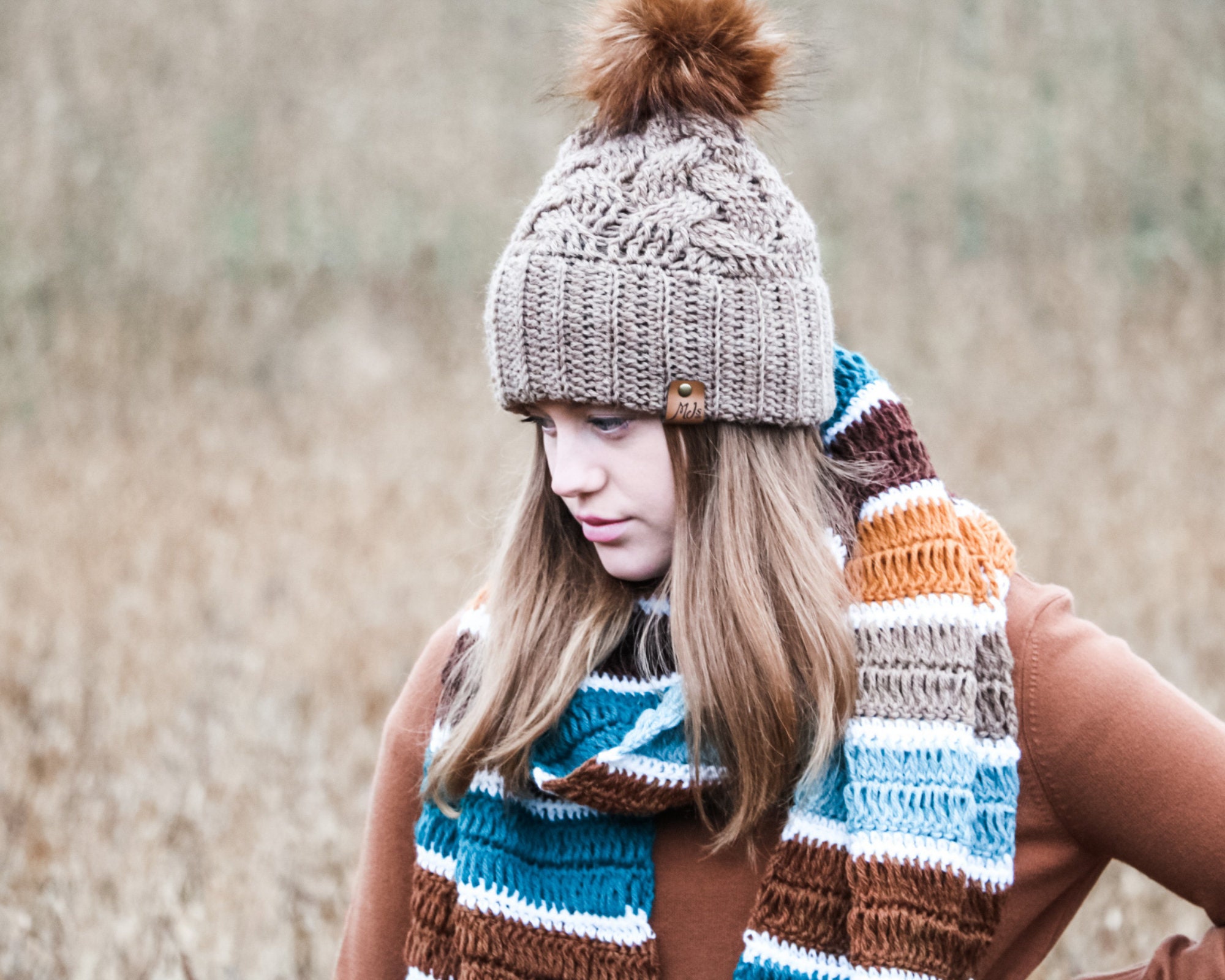 CROCHET PATTERN / Braided Crochet Hat - Etsy