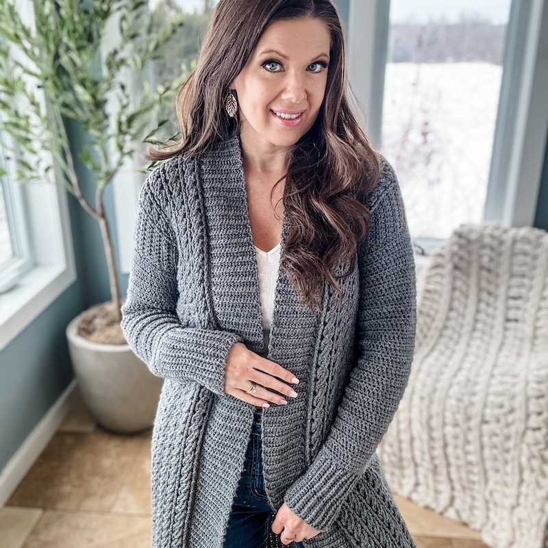 Plus Size Chunky Duster - Etsy UK