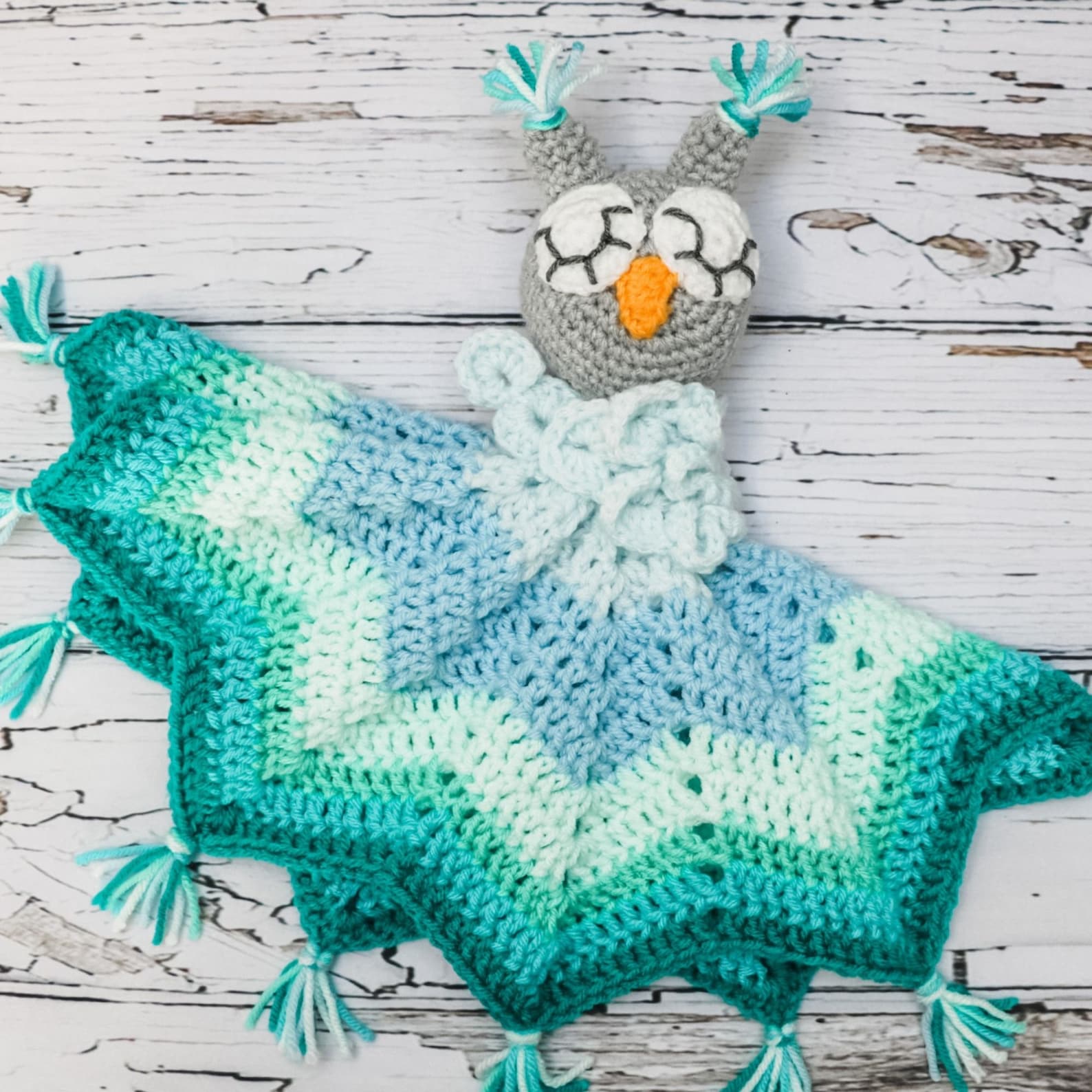 CROCHET PATTERN / Baby Owl Lovey | Etsy