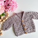 CROCHET PATTERN & VIDEO/ Mini Pop Cardigan Crochet Pattern / Easy Top ...