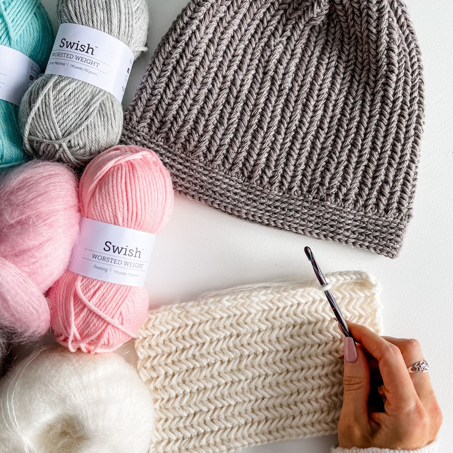 CROCHET PATTERN / Heavenly Herringbone Hat - Etsy