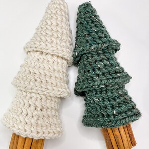 CROCHET PATTERN & VIDEO/ Rustic Farmhouse Tiered Trees Crochet Pattern ...