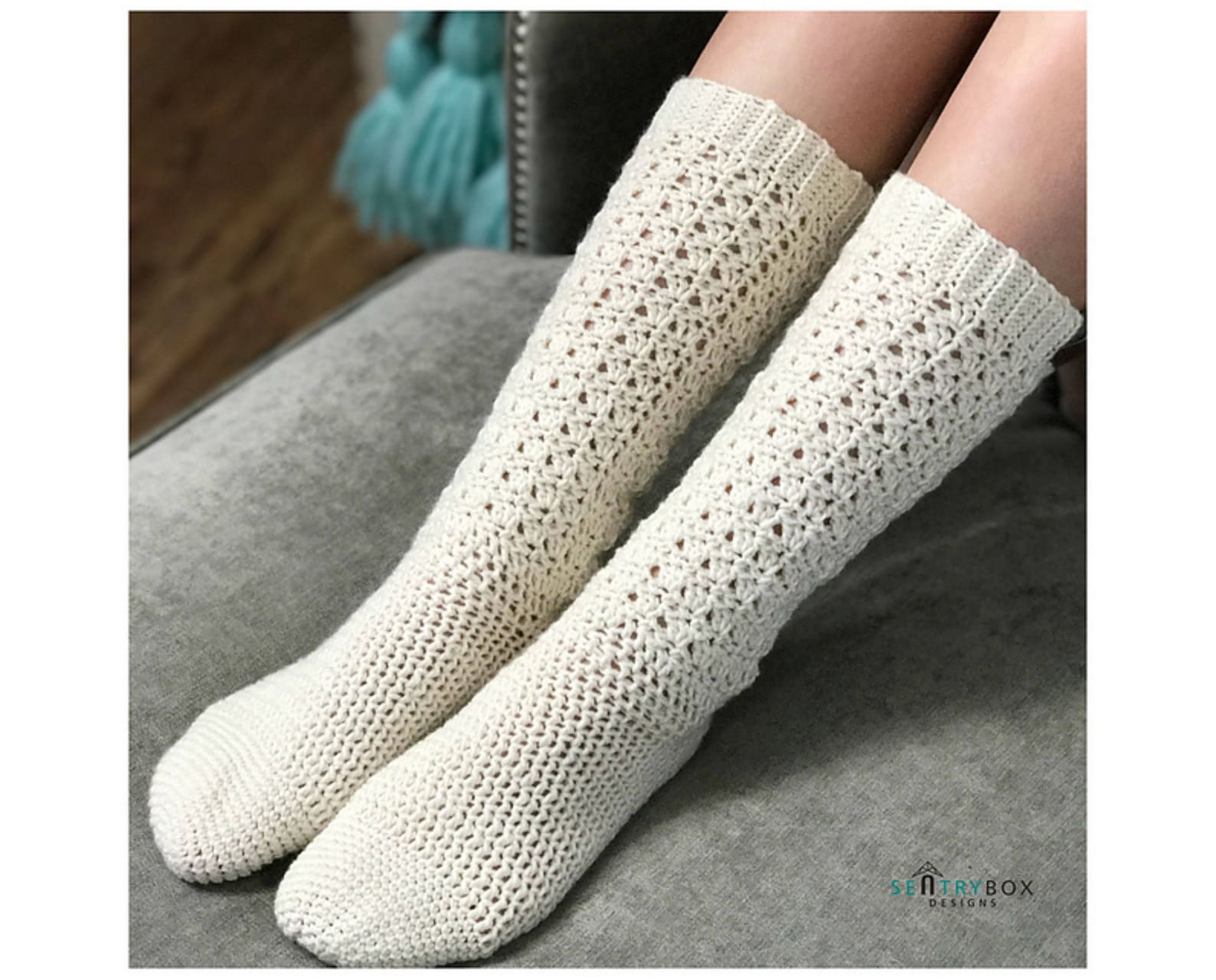 CROCHET PATTERN Lace Sock Lace Crochet Pattern for Sock - Etsy