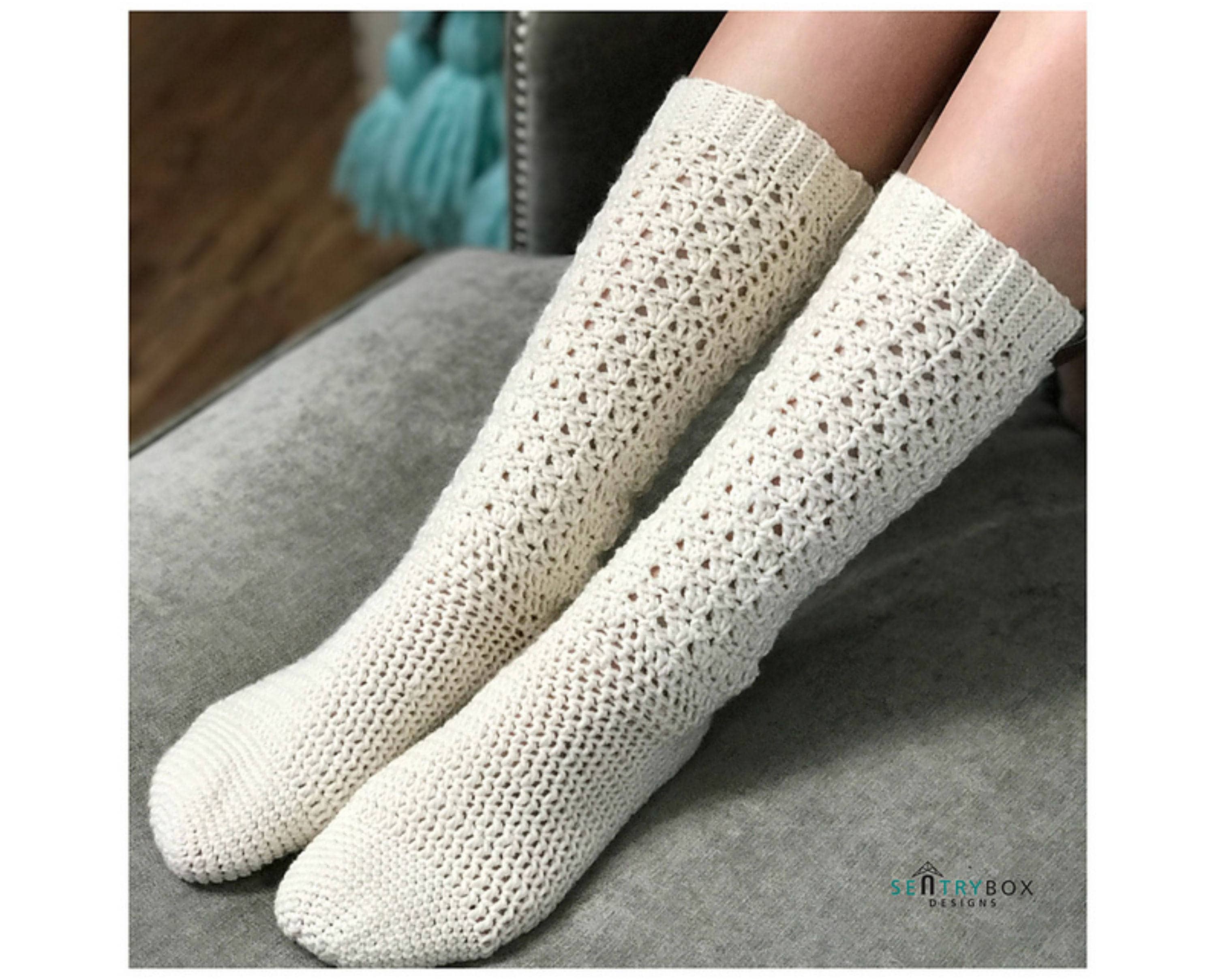 CROCHET PATTERN Lace Sock Lace Crochet Pattern for Sock - Etsy
