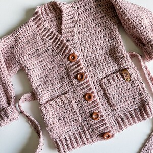 Cardigan Crochet Pattern / Mini Lakeside Cardigan Child Size Pattern - Etsy