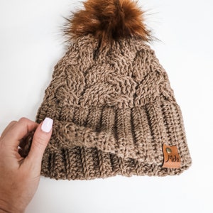 CROCHET PATTERN / Braided Crochet Hat - Etsy