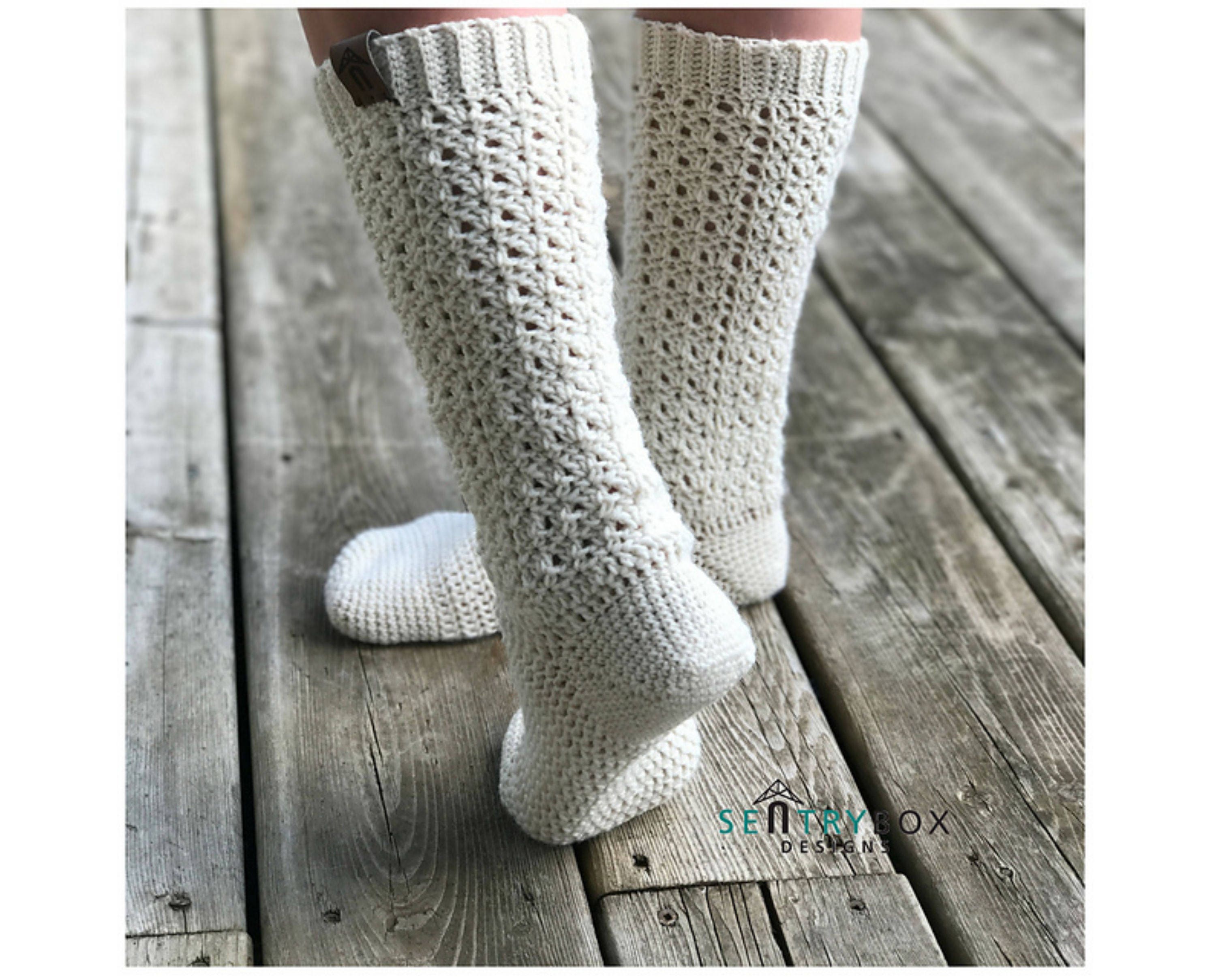 CROCHET PATTERN Lace Sock Lace Crochet Pattern for Sock - Etsy