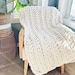 CROCHET PATTERN & VIDEO/ Chunky Cabin Throw, Jumbo Blanket Yarn Pattern ...