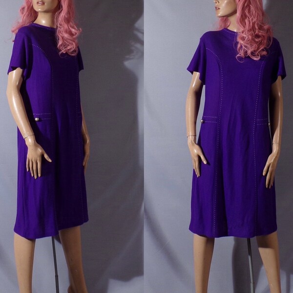 1960s Purple Dress - Etsy