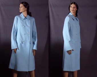 Blue spring coat | Etsy