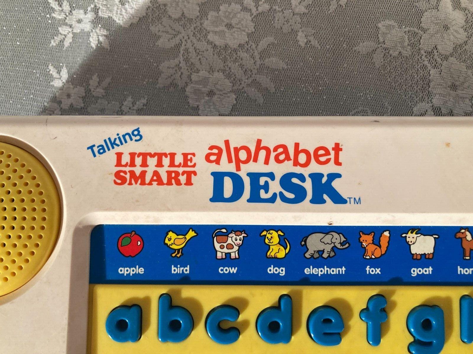 Vtech Talking Little Smart Alphabet Desk Learning Toy Works Vintage ...