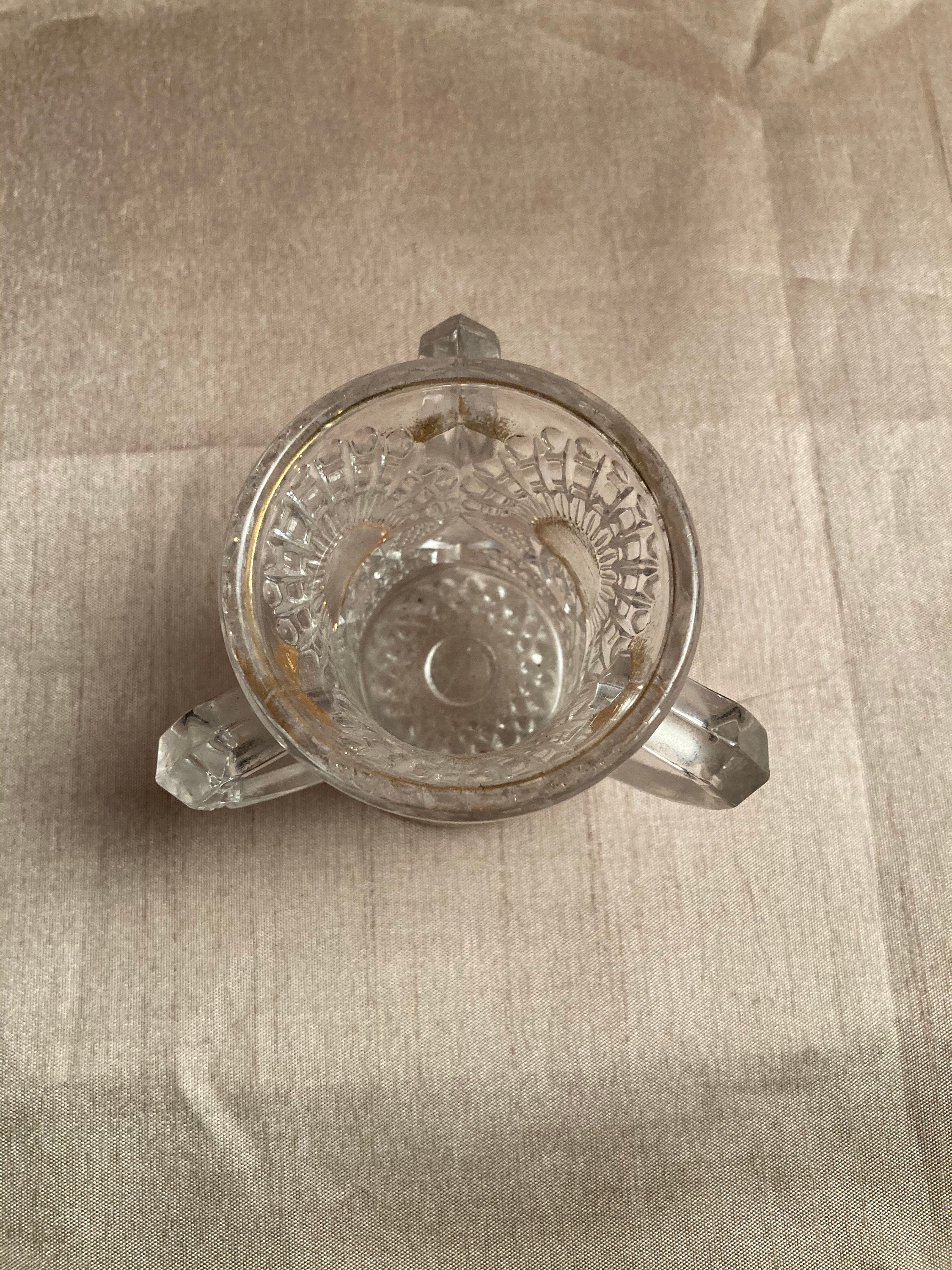 Vintage 1930s Cut Glass Loving Cup 30s Home Decor as is | Etsy