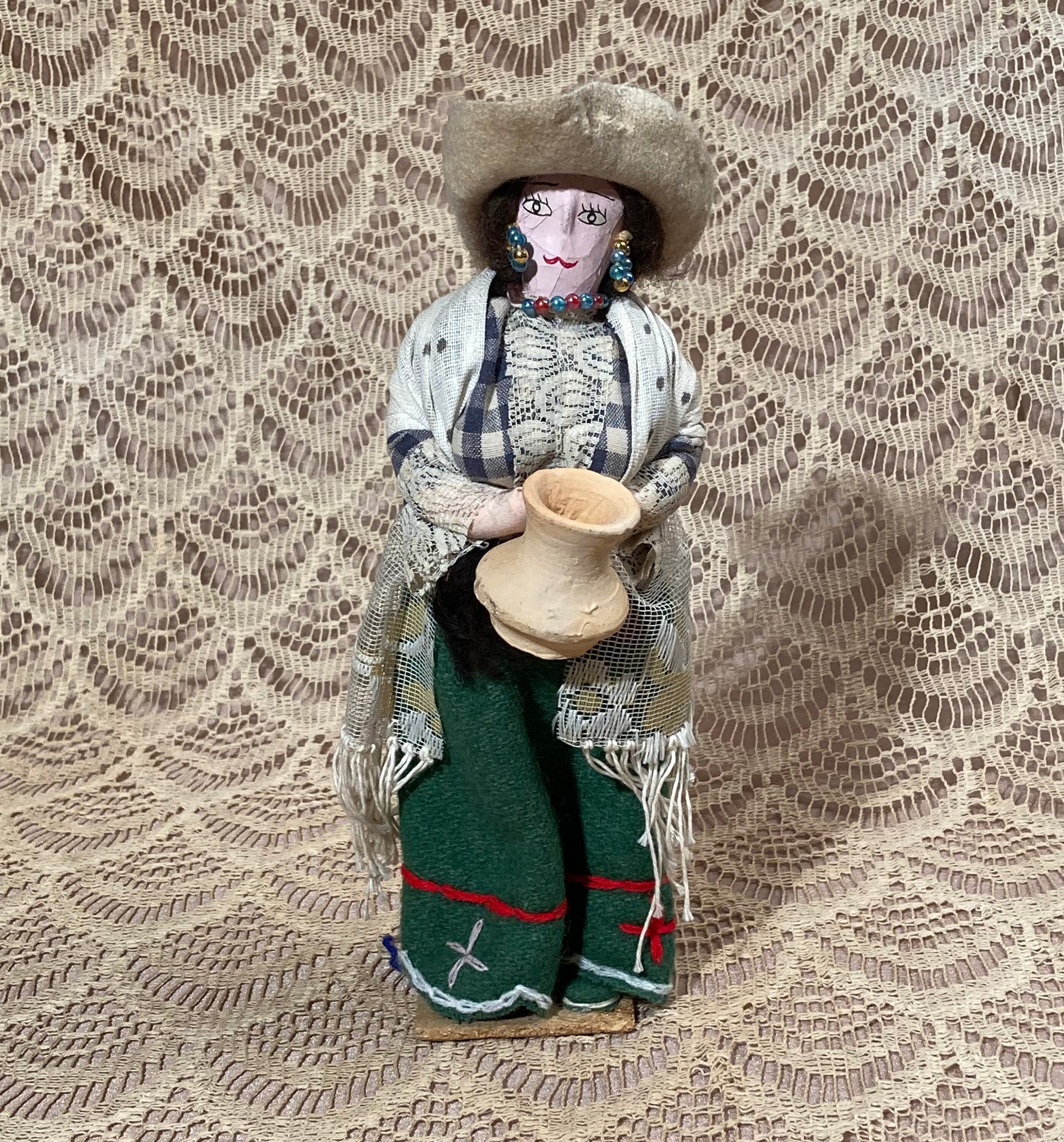 Vintage 1990s Ecuador Folk Doll | 90s South America Souvenir | as is ...