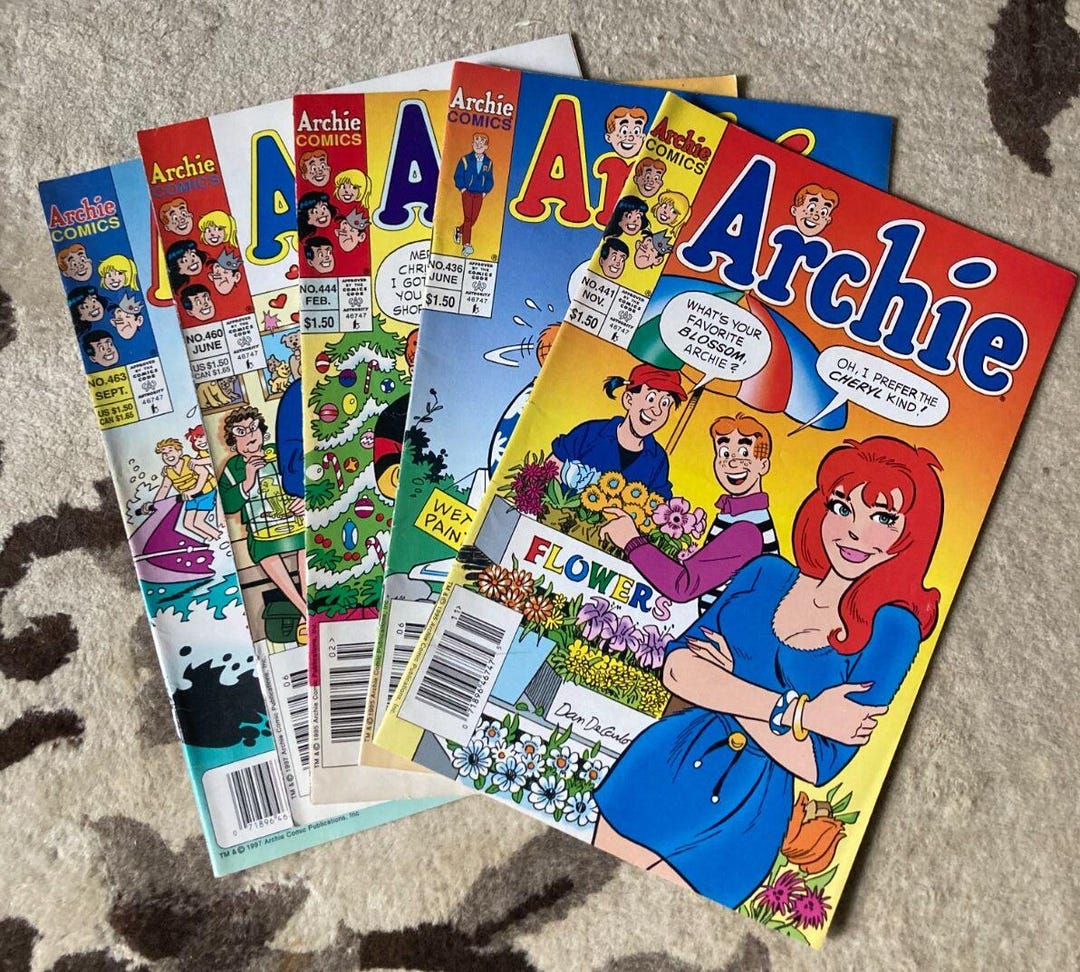 Vintage 90s Archie Comics Lot 1990s Archie Andrews Veronica Lodge Betty ...